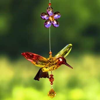 Hummingbird Chain with Flower Asst. Colors | Smith Garden Center