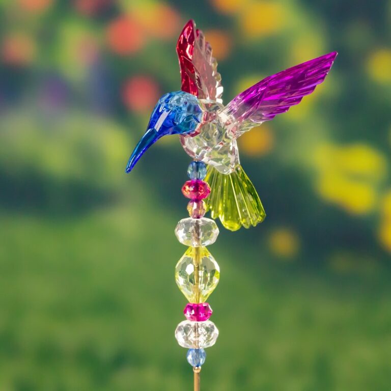 Hummingbird Pot Stake Asst. Colors | Smith Garden Center